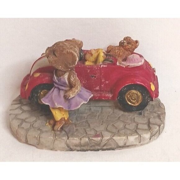 Accents | Volkswagon Vw Beetle Miss Mouse Teddy Ceramic Display Vintage ...